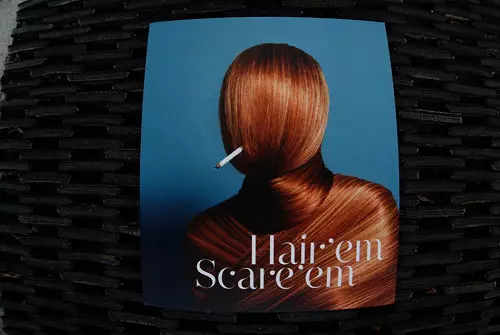 hair em scare em gestalten knjiga publication art hair illustration photography